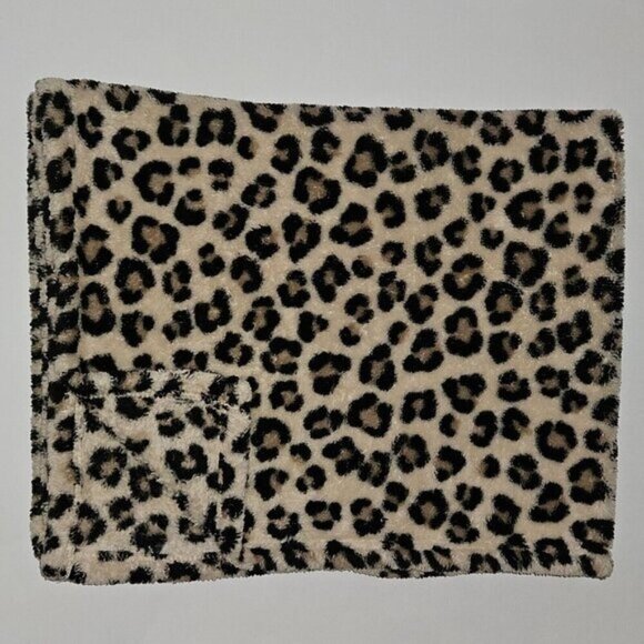 BabyGear | Bedding | Baby Gear Leopard Print Fleece Baby Blanket Lovey ...